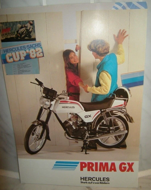 PROSPEKT HERCULES MOFA Prima GX 25 um 1982 1983 EUR 3,90 - PicClick DE