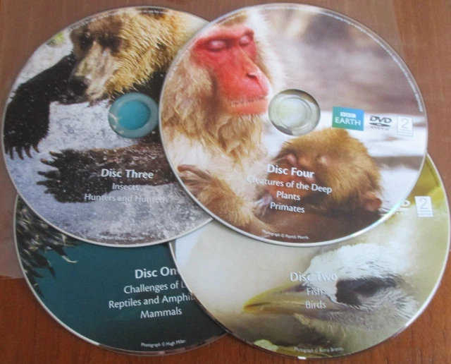 LIFE (NARRATED BY David Attenborough) 4 Disc Set BBC Earth £3.84 ...