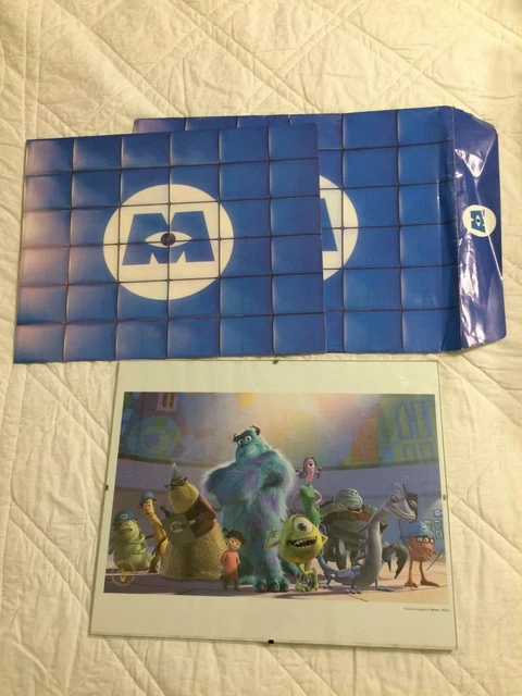 DISNEY MONSTERS INC Lithograph Collectable in frame £9.99 - PicClick UK