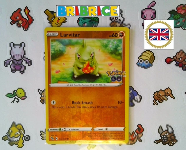 POKEMON CARDS LARVITAR Embrylex Pokémon GO 37/78 REVERSE EN EUR 1,99 ...