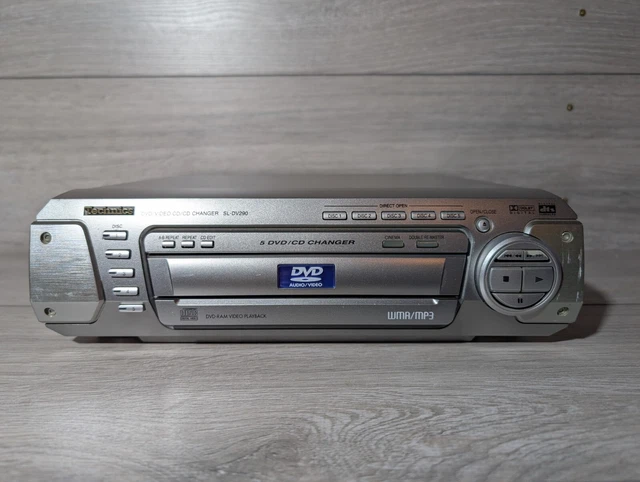 TECHNICS SL-DV290 DVD/VIDEO CD 5 Disc Changer Ribbon System Component ...
