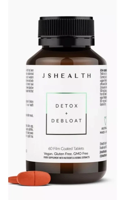 JS HEALTH DETOX And Debloat De-bloat Formula 60 Coated Tablets FACTORY ...