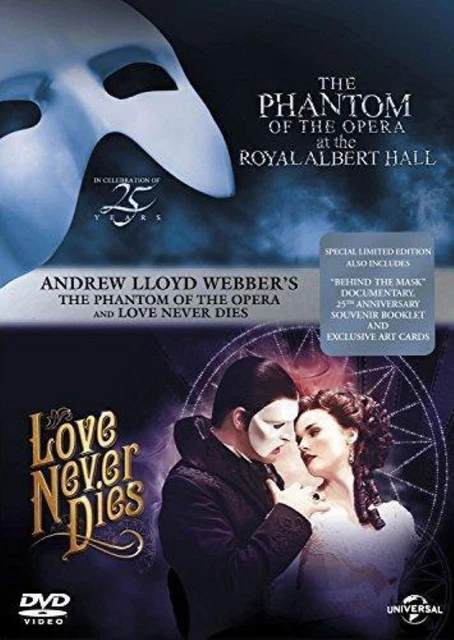 PHANTOM OF THE Opera / Love Never Dies DVD Musicals & Broadway £5.34 ...