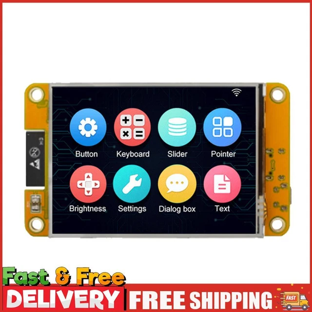 ESP32 DEVELOPMENT BOARD Dual Core MCU RGB Smart Display Screen £14.51 ...