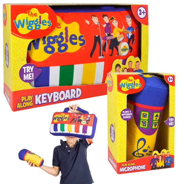 NEW THE WIGGLES Play Along Plush Microphone & Keyboard 2pce $15.00 ...