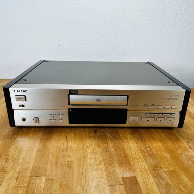 SONY CDP-X505ES HIGH-END CD-Player in Silber mit Holzwangen EUR 790,00 - PicClick DE