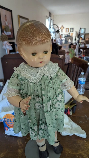 VINTAGE ORIGINAL 1930'S Effanbee 22" Patsy Lou Doll ALL Composition ...