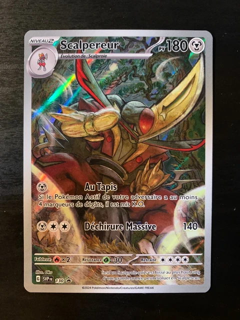 CARTE POKÉMON HOLO Scalpereur SVP 130 Promo Ecarlate & Violet FR NEUF EUR 4,85 - PicClick FR
