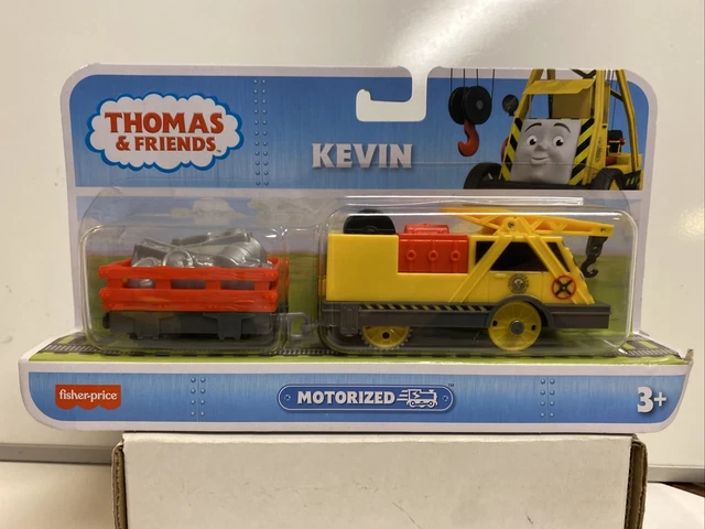 THOMAS & FRIENDS Trackmaster Motorized Kevin Engine & Gondola Car , New ...