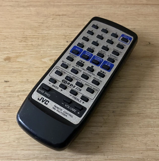 ORIGINAL JVC RM-RXUT200R Fernbedienung CD/Tape/Tuner RDS Remote Control ...
