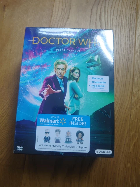 DOCTOR WHO WALMART Rare Capaldi Exclusive 9 Disc DVD Box + Mystery ...