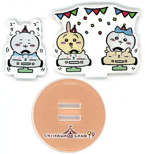 CHIIKAWA ACRYLIC STAND Chikawa & Hachiware & Usagi (Goun Goun) Layer ...