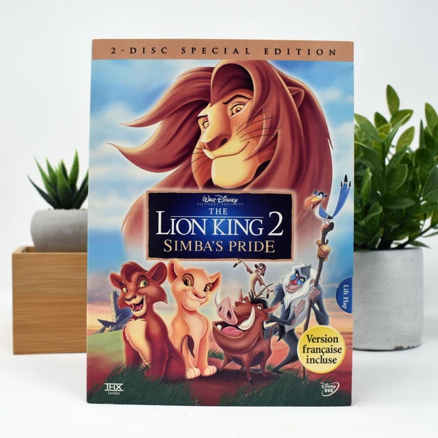 THE LION KING 2 Simba's Pride DVD Two Disc Special Edition SLIPCOVER ...