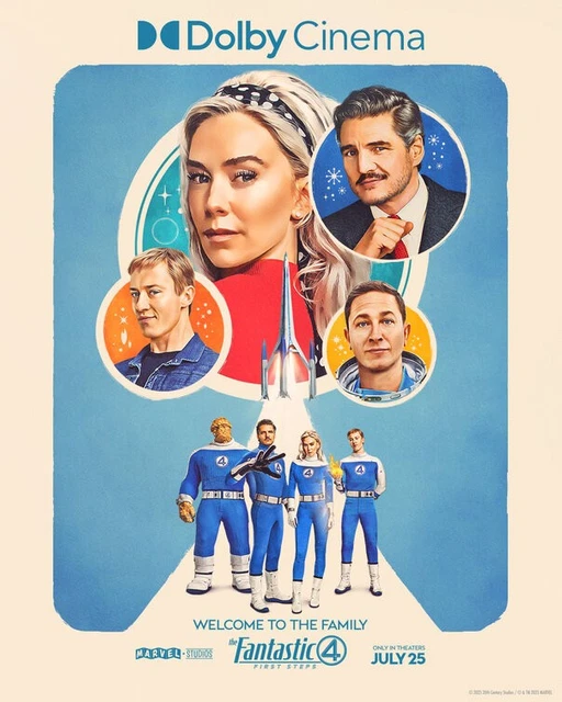 THE FANTASTIC FOUR: First Steps film poster print 7 - 8" x 12" £11.09 ...