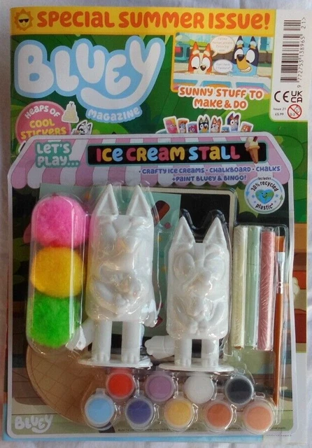 BLUEY MAGAZINE #21 2023 Stickers Games Stories Special Summer Issue ...