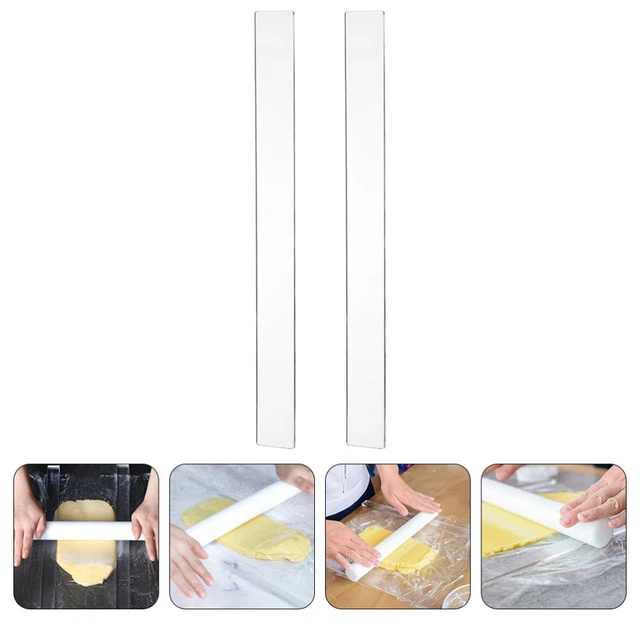 STENCIL FLOUR BISCUIT Balance Versatile Ruler Rolling Pin Guide £9.58 ...