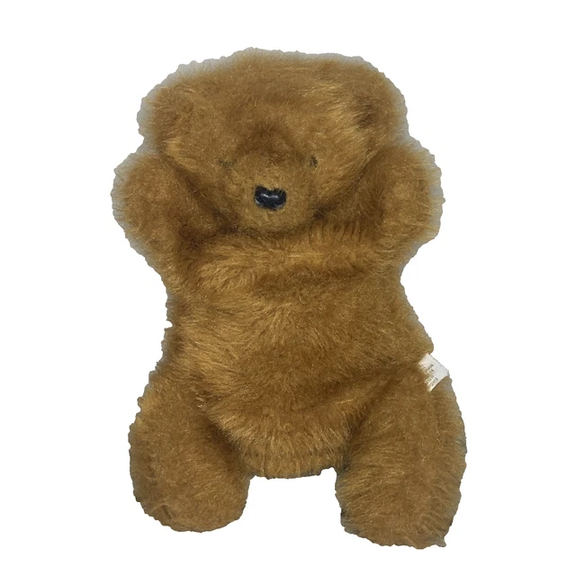 COVENT GARDEN ANN-Y-MATES 1985 Brown Teddy Bear Hand Puppet Soft Plush ...
