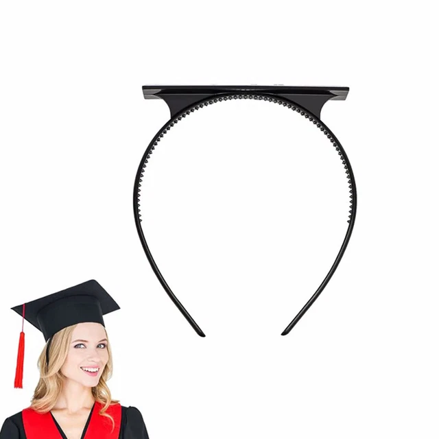 GRADUATION CAP HEADBAND Secures Your Graduation Cap And Hair Grad Cap ...