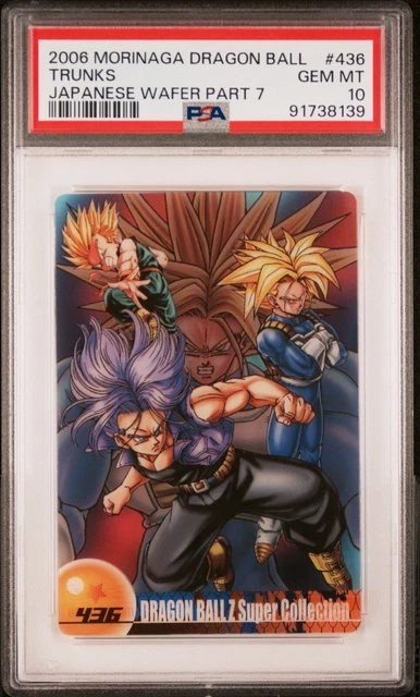 PSA 10 - Super Saiyan Trunks - 2006 Dragon Ball Morinaga Japanese Wafer ...