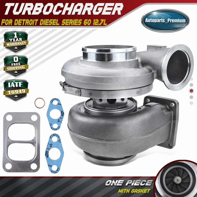 TURBO TURBOCHARGER W/ Exhaust Manifold for Detroit Diesel Truck Series ...