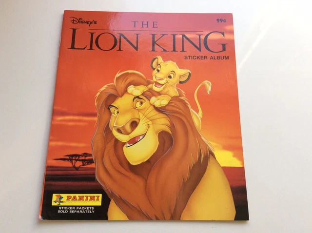 PANINI DISNEY’S THE Lion King Sticker Album $25.00 - PicClick CA