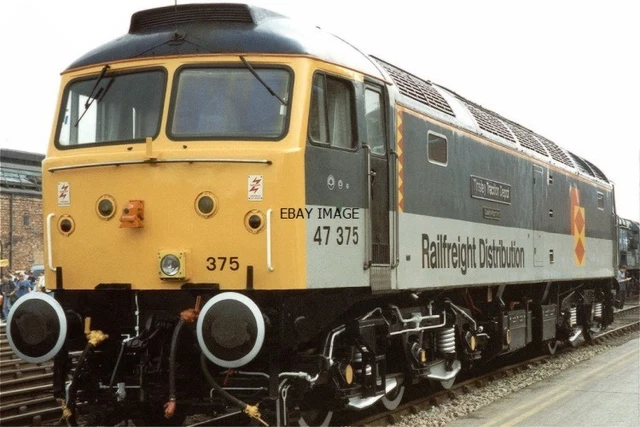 PHOTO CLASS 47 Loco No 47375 At Crewe 1996 £2.00 - PicClick UK