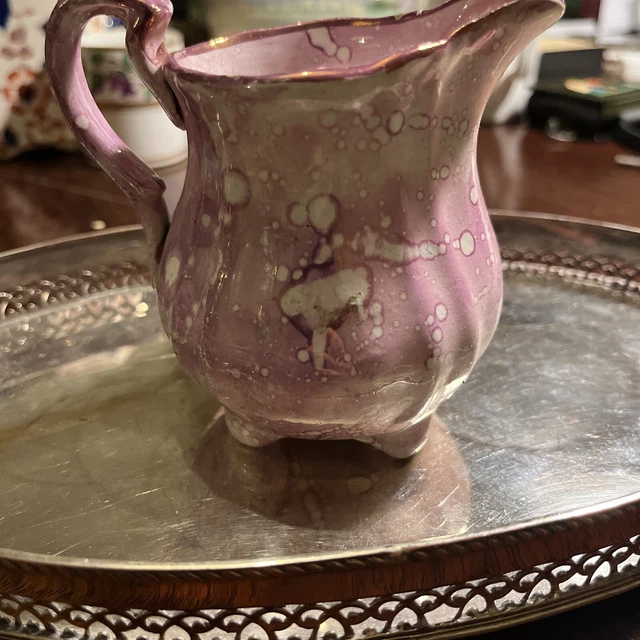 VERY SWEET LUSTRE Ware Jug antique/no Chips/pink £12.55 - PicClick UK