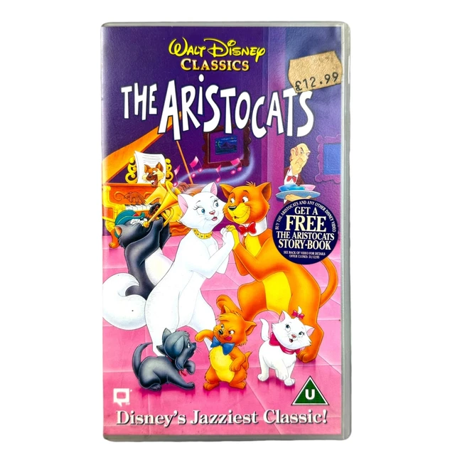 THE ARISTOCATS VIDEO VHS Disney Classics Cartoon Family Film Cert U ...