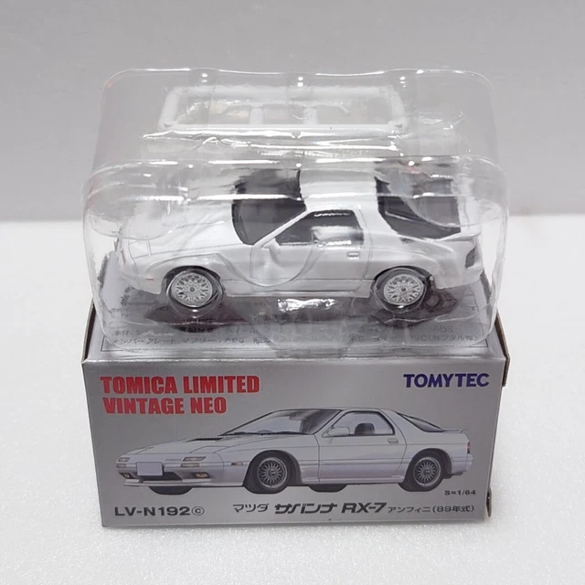 TOMYTEC TLV LV-N192C Mazda Savanna RX-7 FC3S Anfini 1989 White NEO $64. ...