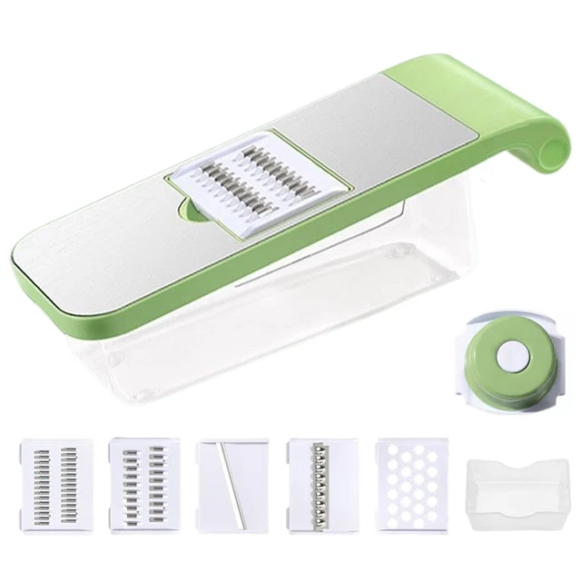VEGETABLE CUTTER MULTI-FUNCTIONAL Potato Grid Chopper Vegetable Slicer ...