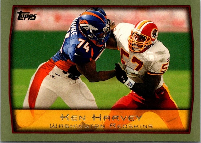 CARTE DE FOOTBALL 1999 Topps Ken Harvey #304 Washington Redskins EUR 2,10 - PicClick FR