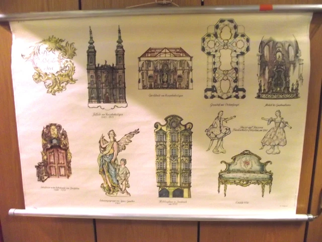 OLD MAP TEACHING board rolling picture map wall map roll map picture ...