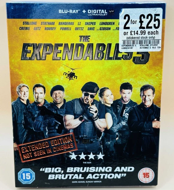 THE EXPENDABLES 3: Extended Edition Blu-ray (New and Sealed) EUR 6,96 ...