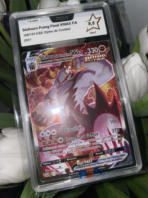 CARTE POKÉMON SHIFOURS Vmax poing final FA 168/163 PCA 9,5 EUR 130,00 ...