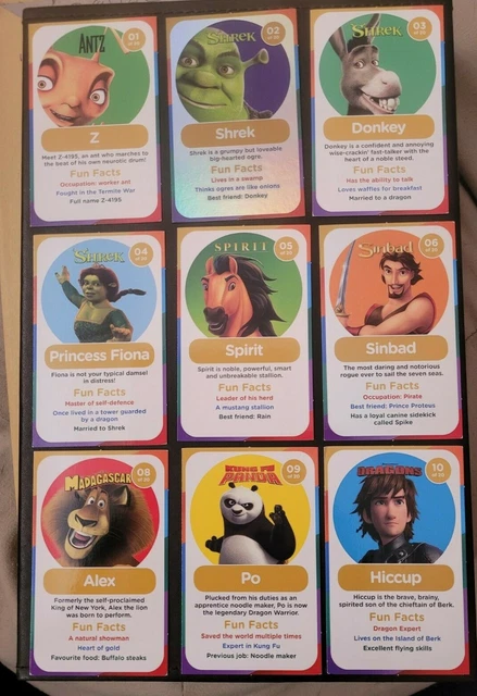 DREAMWORKS DVD TRADING Cards Near Set 18/20 £8.99 - PicClick UK