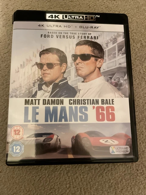 LE MANS '66 (4K +Blu-ray) Matt Damon, Christian Bale, Caitriona Balfe EUR 11,55 - PicClick IT