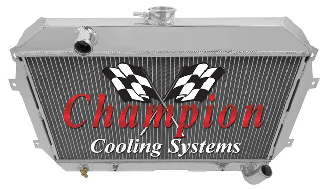 SUPER CHAMPION 4 Row All Aluminum Radiator for 1974 1975 Datsun 260Z L6 ...