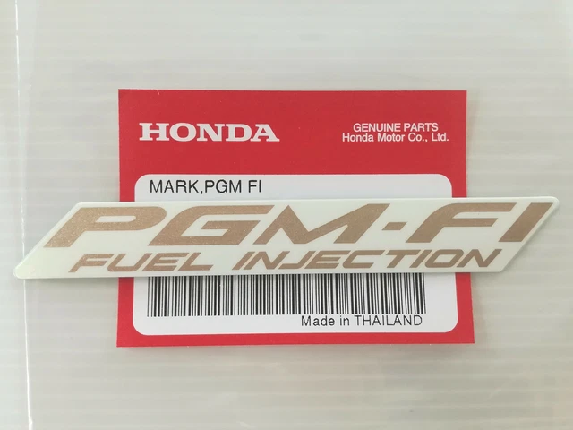 ORIGINAL HONDA PGM FI FUEL INJECTION-11cm-Aufkleber-GOLD/WEISS-Sticker-Logo EUR 5,25 - PicClick DE
