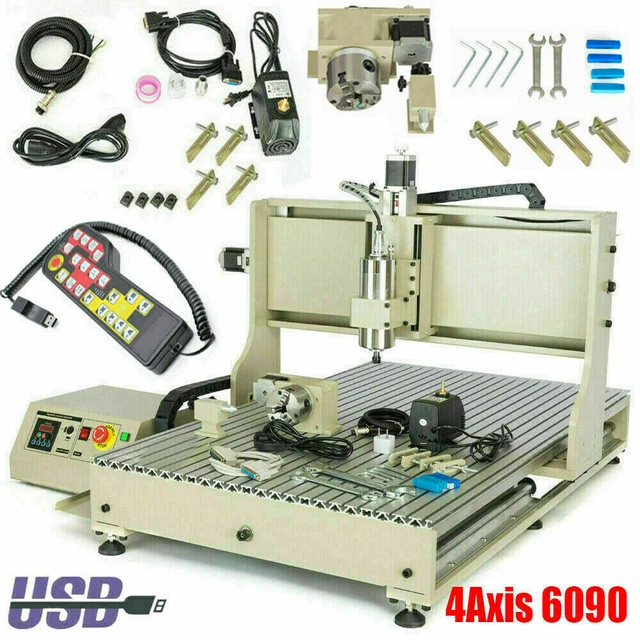 CNC 6090 ROUTER Engraver Milling Machine | 3D Engraving Cutter USB ...