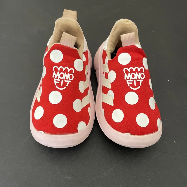 ADIDAS X DISNEY Minnie Mouse Monofit Trainer Shoes Red Toddler Girls ...