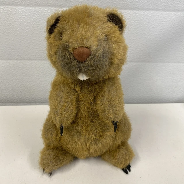 VINTAGE 24K POLAR puff bear Beaver 9" soft toy plush teddy@J £9.72 ...