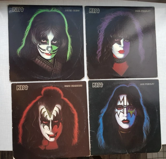 KISS - GENE Simmons, Paul Stanley, Ace Frehley & Peter Criss 4 Solo ...