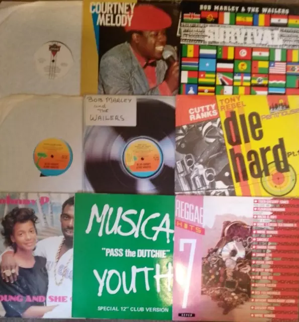 REGGAE COLLECTION/LOT/BUNDLE: BOB Marley, Cutty Ranks, Courtney Melody ...