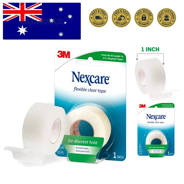 FLEXIBLE CLEAR FIRST Aid Tape, Clear, 25 mm Size $32.99 - PicClick AU