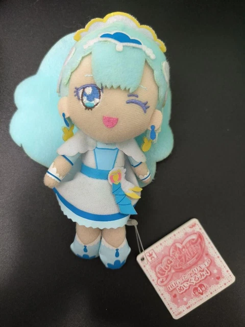 BANPREST HUGTTO PRECURE Light Blue Plush Doll Toy Mini Mascot Keychain ...