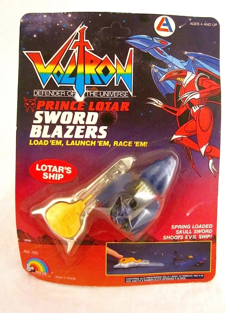 LJN TOYS L.T.D.'84 Golion Voltron Prince Lotar Sword Blazers Al-Es!Moc ...