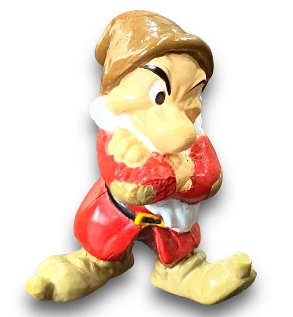 VINTAGE DISNEY JAPAN Snow White Seven Dwarves Dwarf GRUMPY Miniature ...