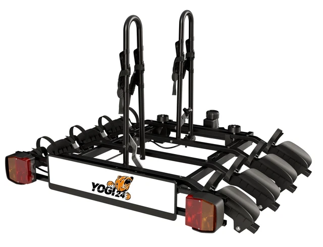 BIKE RACK CYCLE Carrier on Tow bar Titan 4 Black PREMIUM 7pin (75kg ...