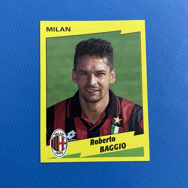ROBERTO BAGGIO N.185 Milan 1996 97 Calciatori Panini Sticker NEW RARE ...
