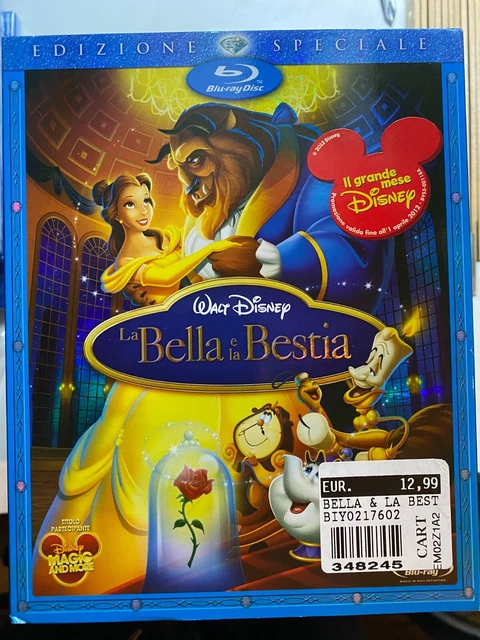 BLU RAY DISNEY La Bella E La Bestia Edizione 2 Dischi Con Slipcase ...
